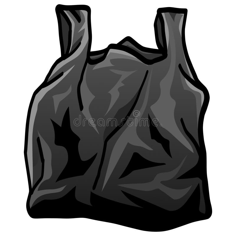 Plastic Bag Line Drawing Stock Illustrations – 1,173 Plastic Bag Line ...