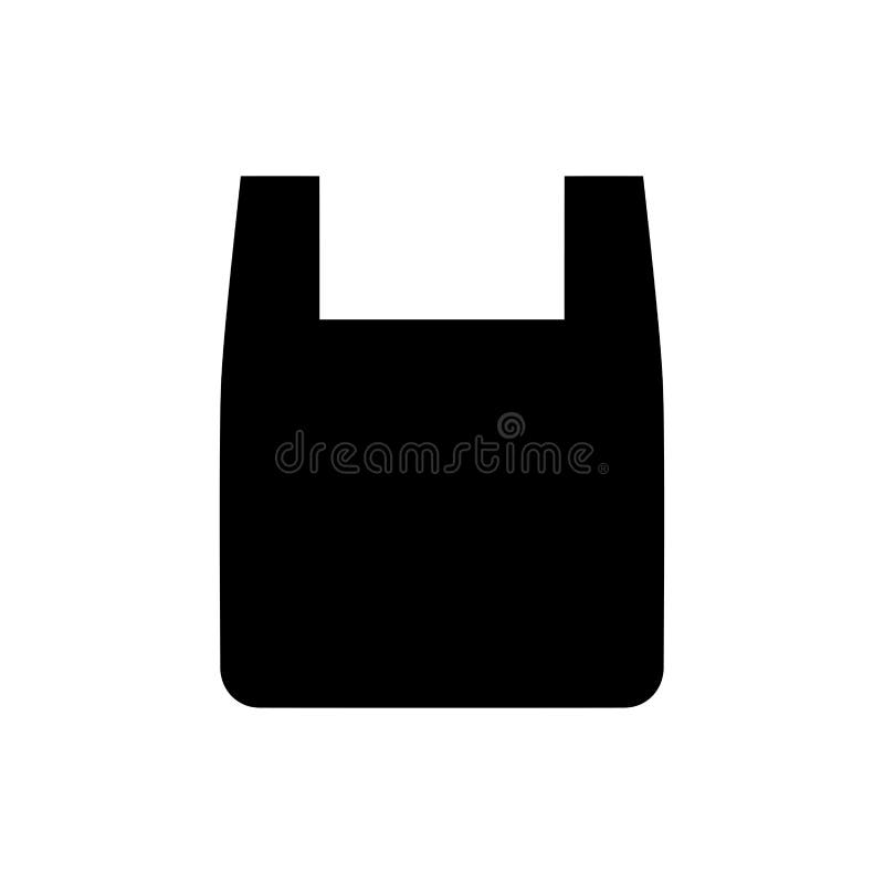 Plastic Bag Icon Flat Vector Template Design Trendy Stock Vector ...