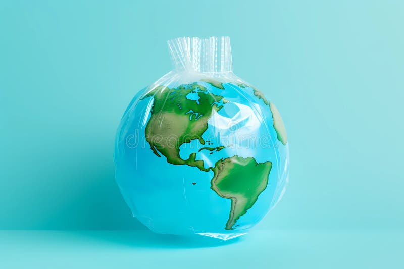 A Plastic Bag with a Planet Earth in it International Plastic Bag Free ...