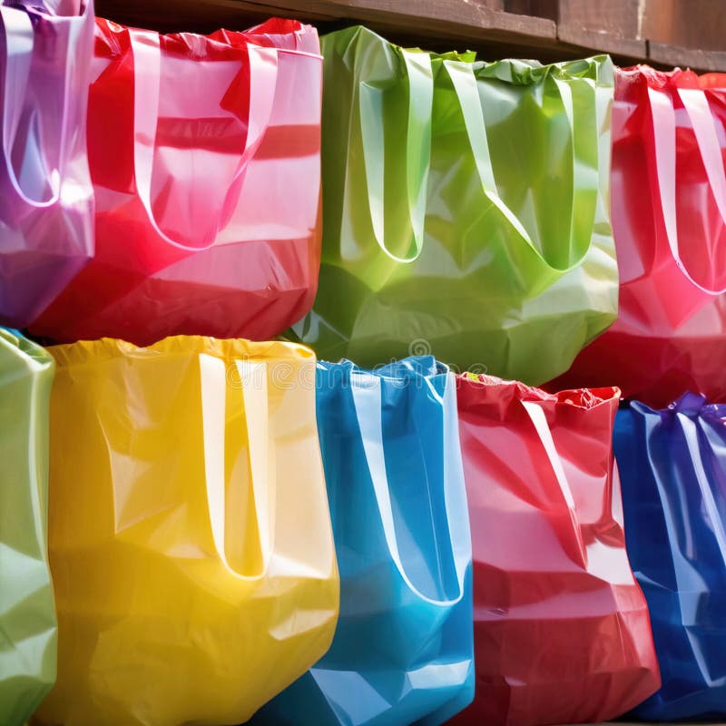 Plastic Bag Pouch, Generic Blank Product Packaging Mockup Stock ...