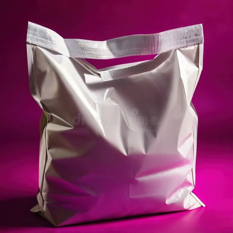 Plastic Bag Pouch, Generic Blank Product Packaging Mockup Stock ...