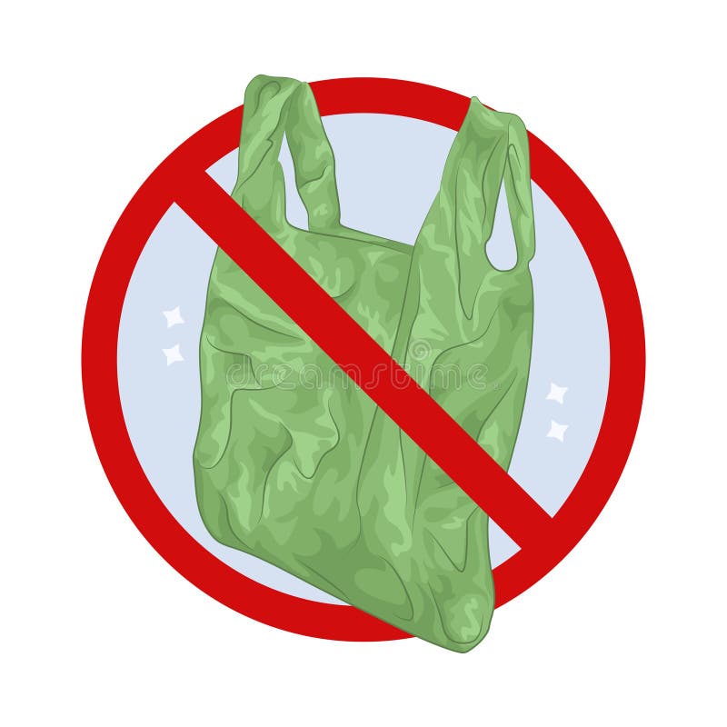 No Plastic Bag Signs To Encourage People To Reduce or Stop Using Single ...