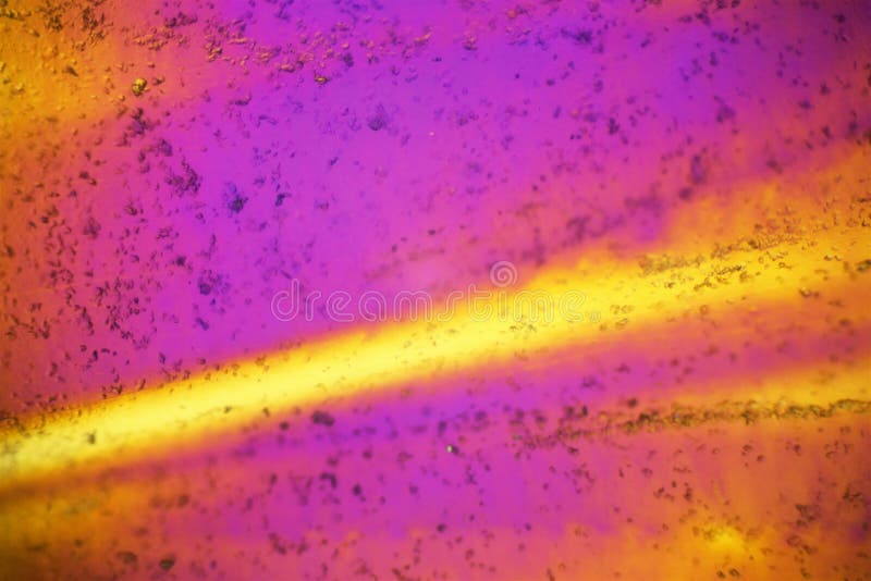 Plastic Bag Under Polarized Light Microscope Stock Photo - Image of ...