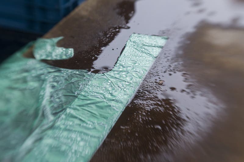 Plastic bag stock image. Image of shopping, table, water - 80837045
