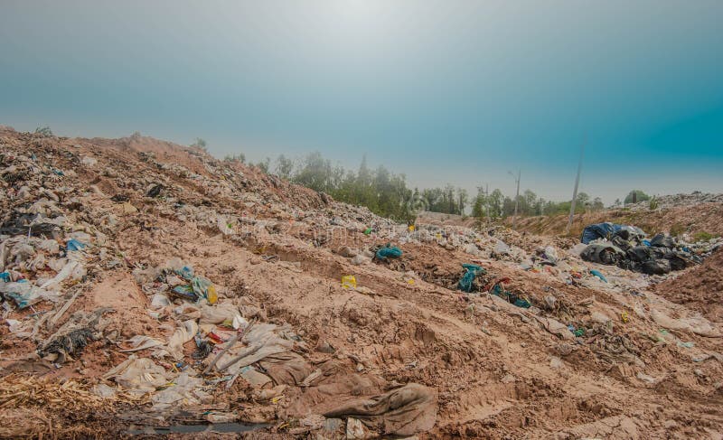 Plastic Bags in the Garbage. Stock Image - Image of earth, dirty: 103370593