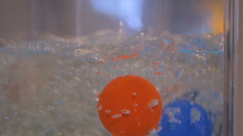 Plastic Balls in Boiling Water Stock Footage - Video of multicolor ...