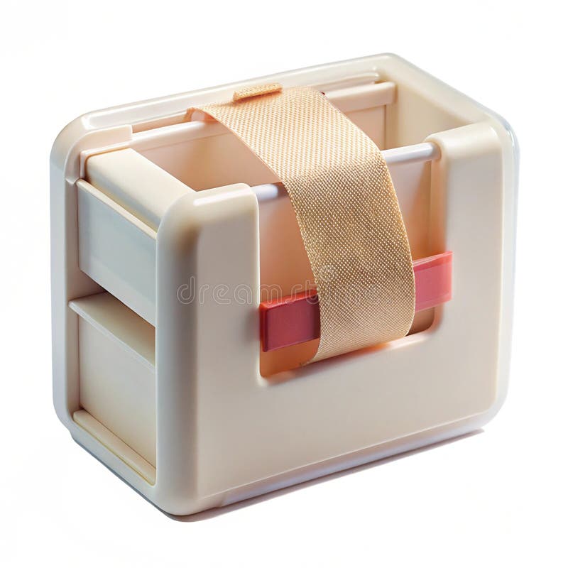 Plastic Band-aid Dispenser with Easy Pull Mechanism Stock Illustration ...