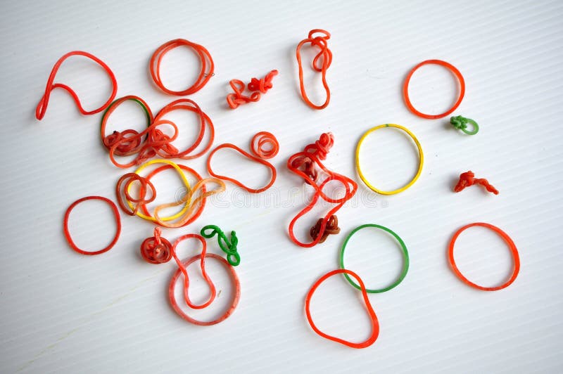 Plastic band stock image. Image of craft, circle, fashion - 65490689