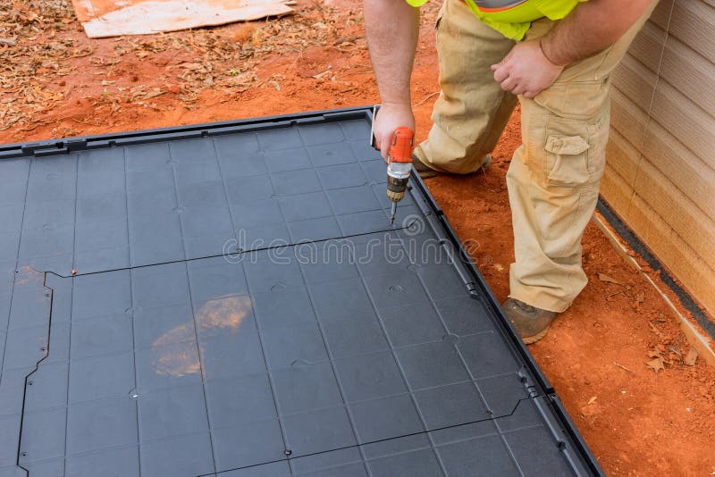 Plastic Base Platform is Securely Attached To the Plastic Vinyl Storage ...