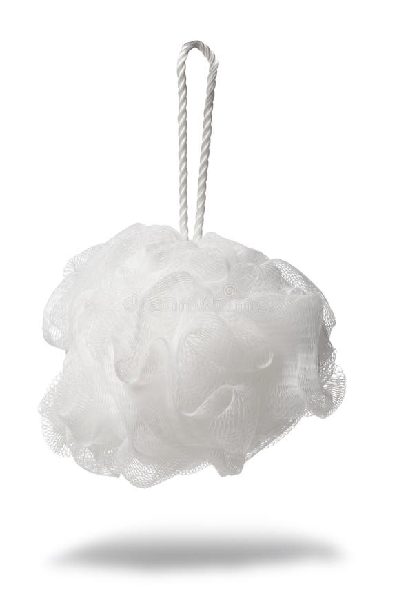 Plastic bath puff stock image. Image of fluffy, single - 39598509
