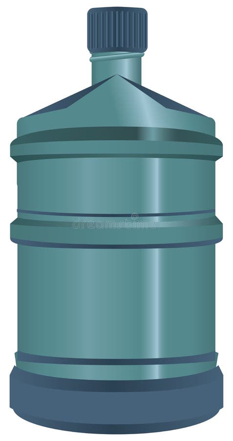Plastic big bottle stock vector. Illustration of industry - 43443256