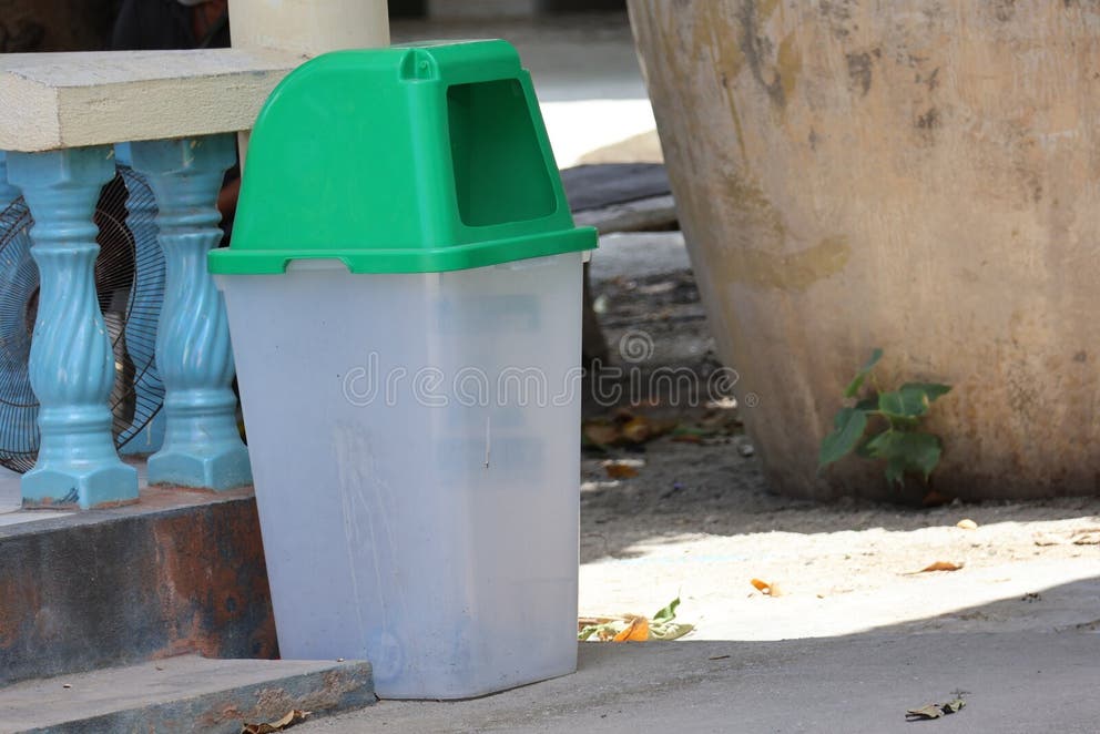 Plastic Bins that are Placed in the Community for Waste Disposal ...