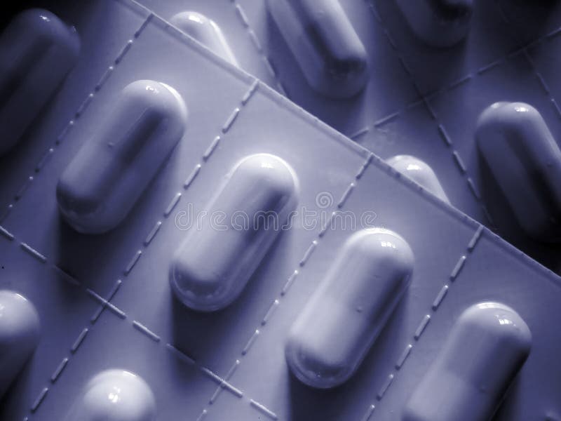 Plastic Blister Packs for Medicinal Tablets Stock Photo - Image of ...