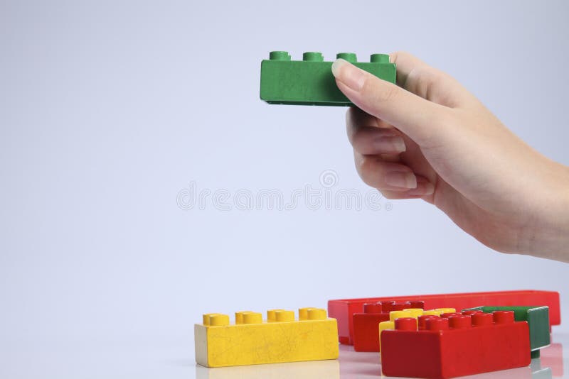 Plastic block stock photo. Image of development, building - 63808058