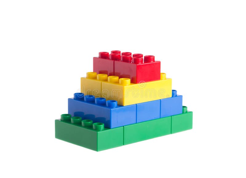 Plastic blocks stock image. Image of leisure, child, green - 24742623