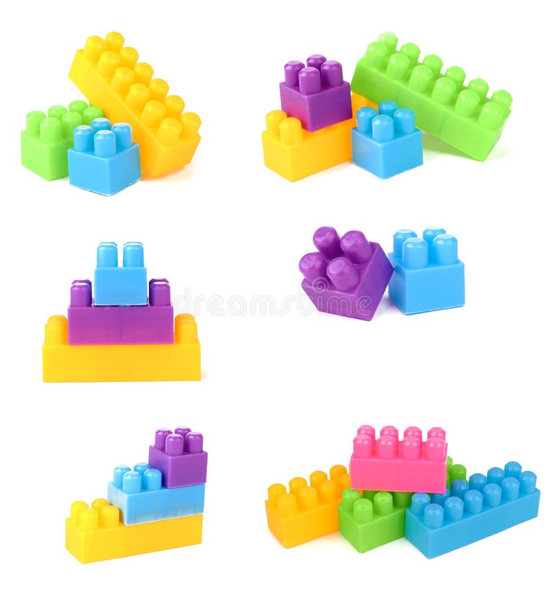 Plastic blocks stock photo. Image of geometric, color - 38172022