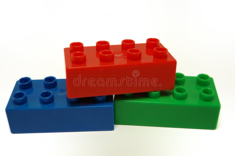 Plastic blocks stock photo. Image of construction, house - 6462808