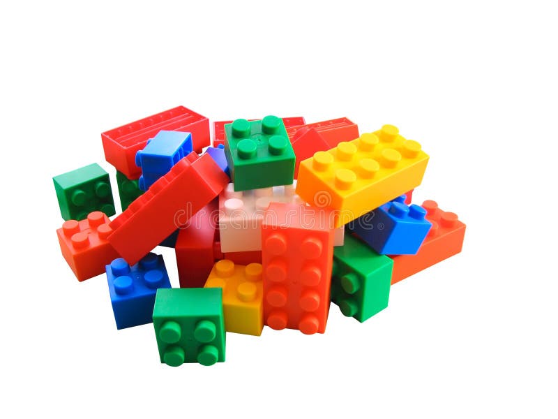 Plastic blocks stock photo. Image of learning, child, geometric - 7599174