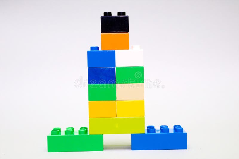 Plastic Blocks stock image. Image of community, isolated - 9174939