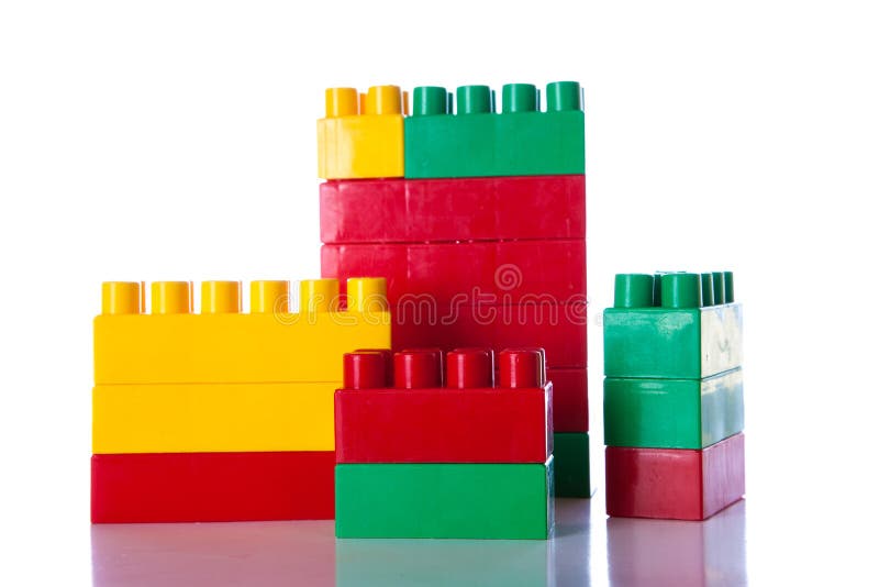 Plastic Blocks W Clipping Path Stock Photos - Free & Royalty-Free Stock ...