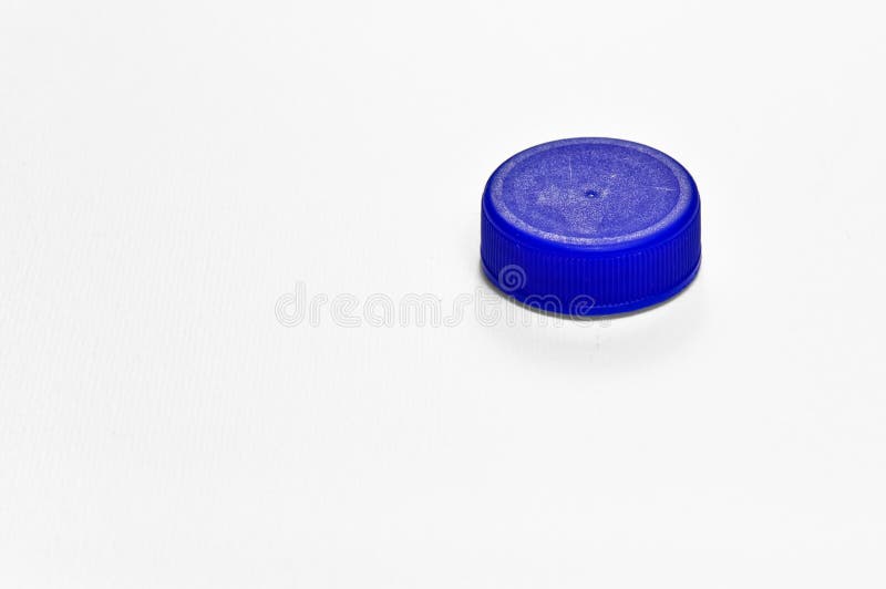 Plastic blue cap stock photo. Image of plastic, waste - 13257692