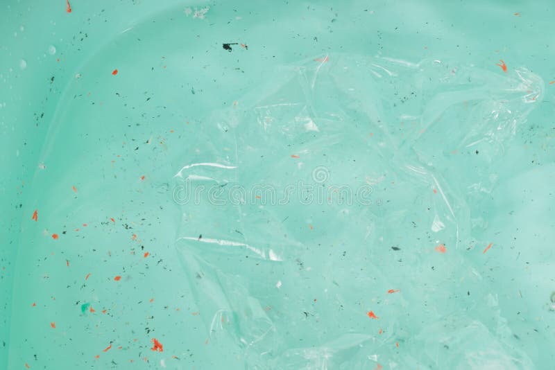 Plastic in the Blue Ocean, Pollution. Climate Change Stock Photo ...