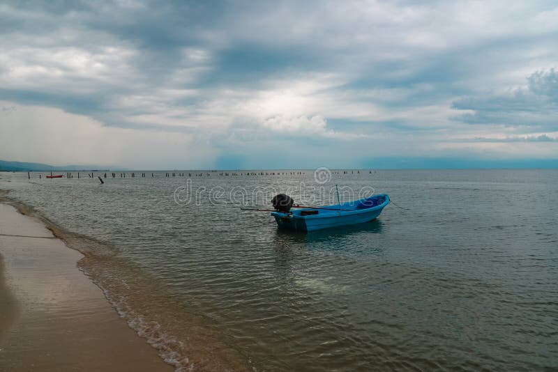 Plastic Boat stock photo. Image of close, white, outdoor - 53939160