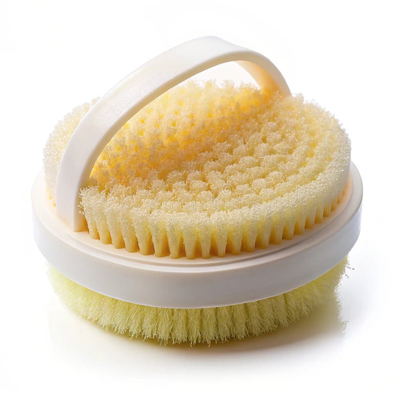 Plastic Body Scrubber with an Exfoliating Surface Stock Illustration ...