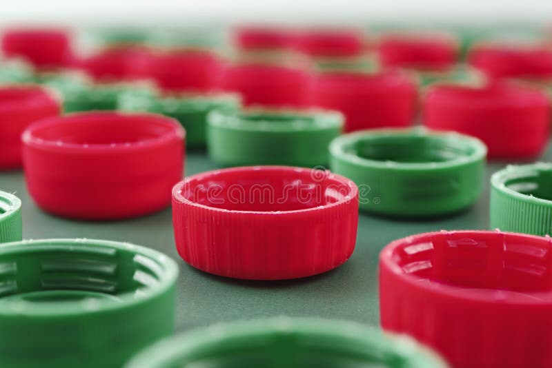 Plastic Bottle Caps Plastic Bottle Caps Stock Photo - Image of beverage ...