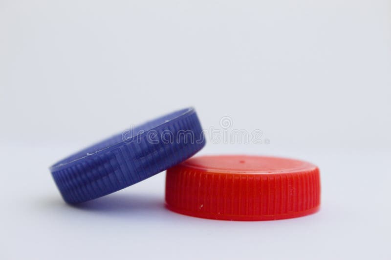 Plastic bottle caps stock image. Image of ecology, material - 181981857