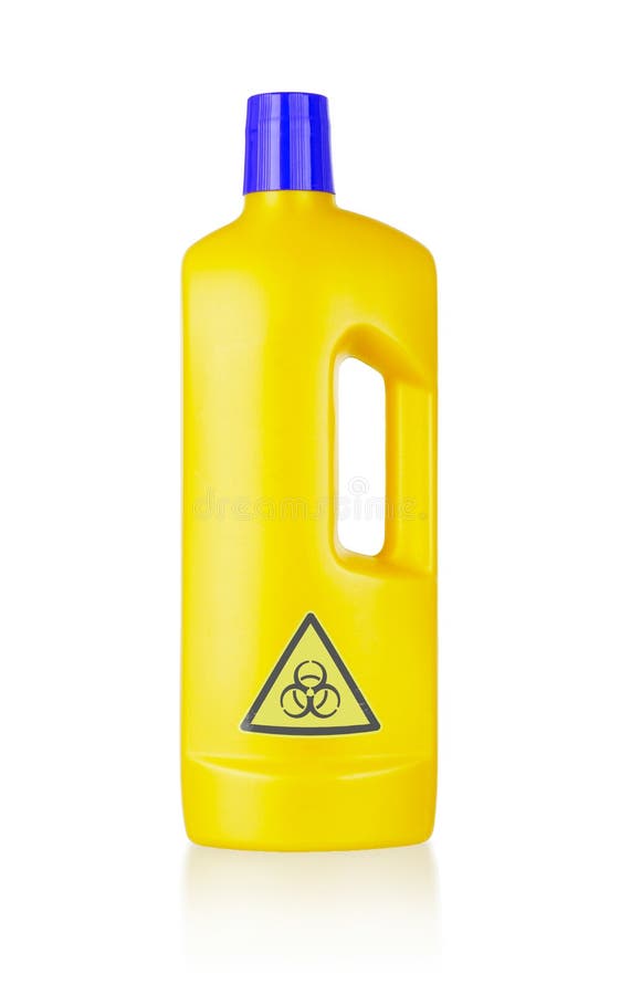 Plastic Bottle Cleaning-detergent, Biohazard Stock Image - Image of ...