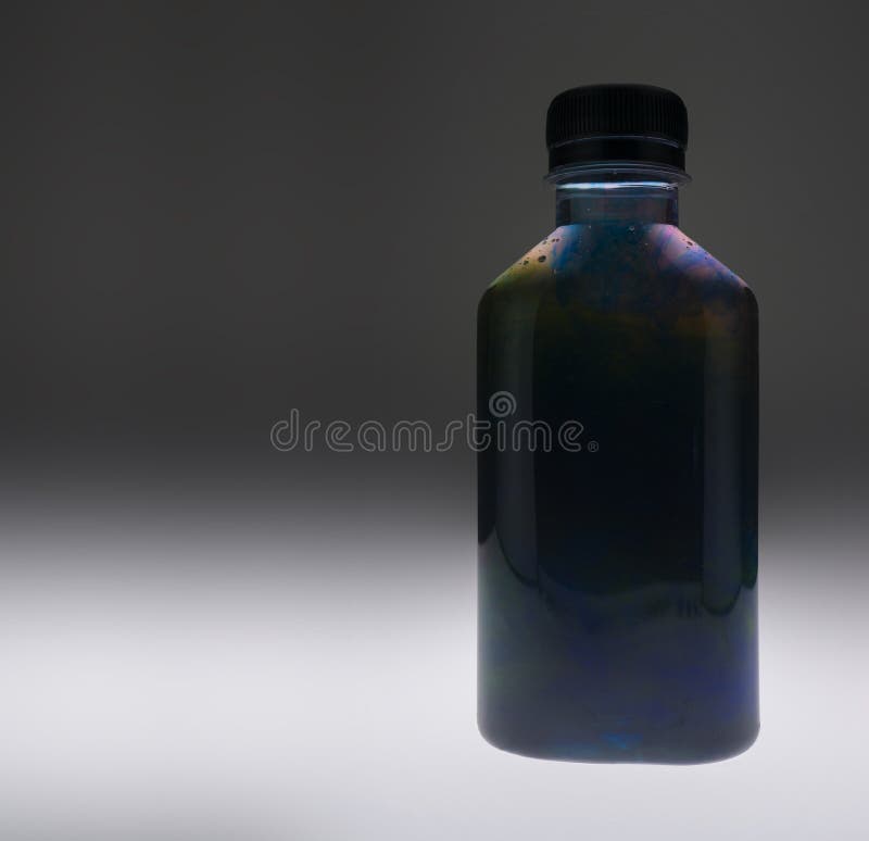 Plastic Bottle Containers with Food Colouring Mixing Creating Unique ...