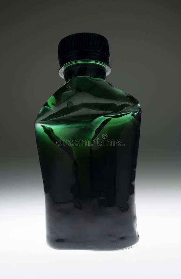 Plastic Bottle Containers with Food Colouring Mixing Creating Unique ...