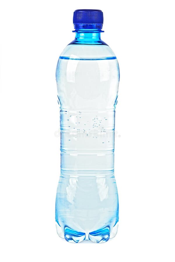 Plastic Bottle of Drinking Water Isolated on White Background Stock ...