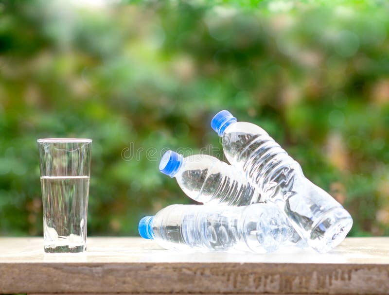 Plastic Bottle Fresh Drink Water Stock Image - Image of glass ...