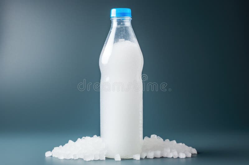 A Plastic Bottle Full of Sugar To Represent a Sodas Sugar Content Stock ...