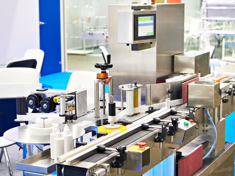 Machines in a Pharmaceutical Industry Stock Image - Image of medical ...