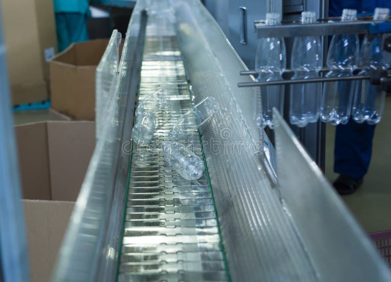 Plastic Bottle Making Process Stock Image - Image of factory, making ...