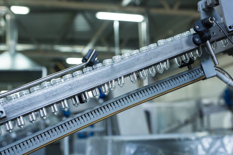 Plastic Bottle Making Process Stock Image - Image of industrial ...