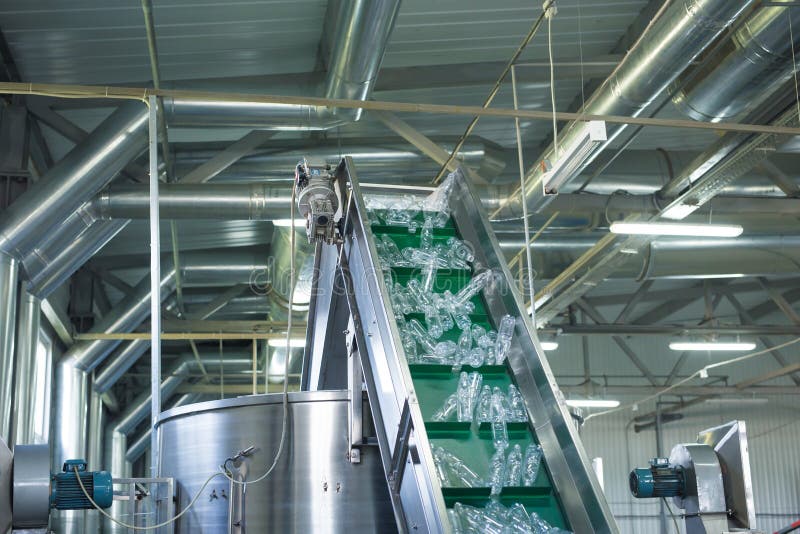 Plastic Bottle Making Process Stock Image - Image of factory, making ...
