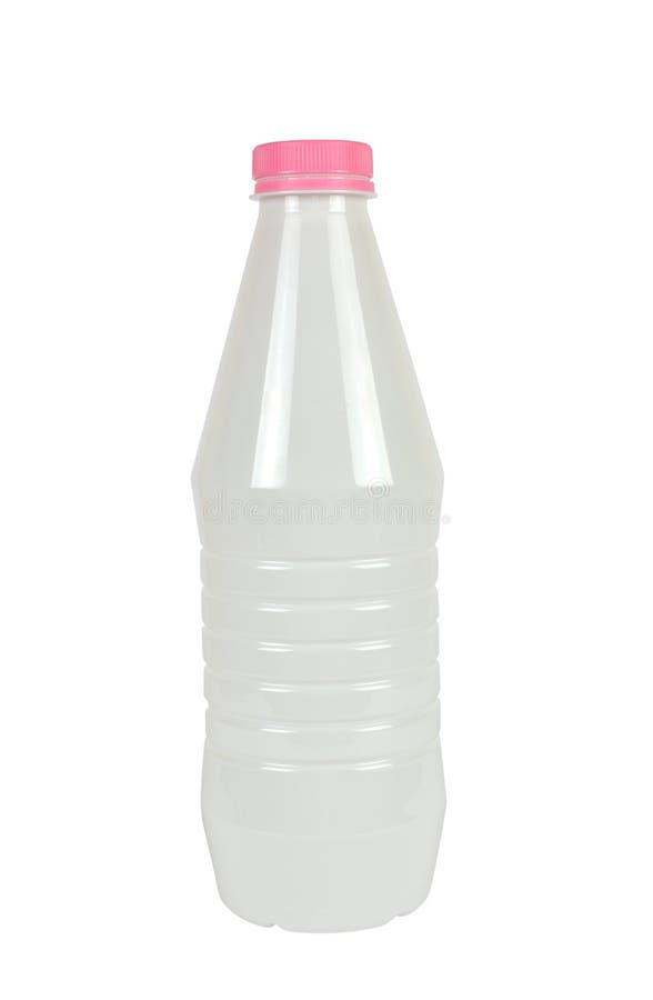Plastic Bottle for Milky Drinks Stock Image - Image of package ...