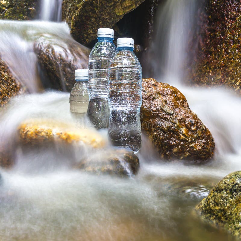 Plastic bottle stock photo. Image of peaceful, creek - 41281830