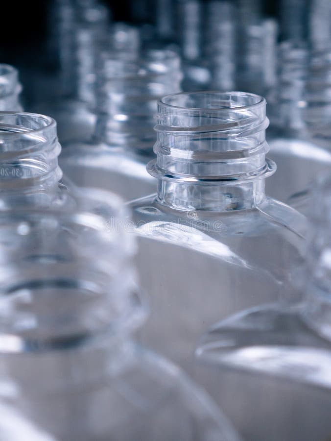 Plastic Bottle Packaging for Beverage Manufacturing Stock Image - Image ...