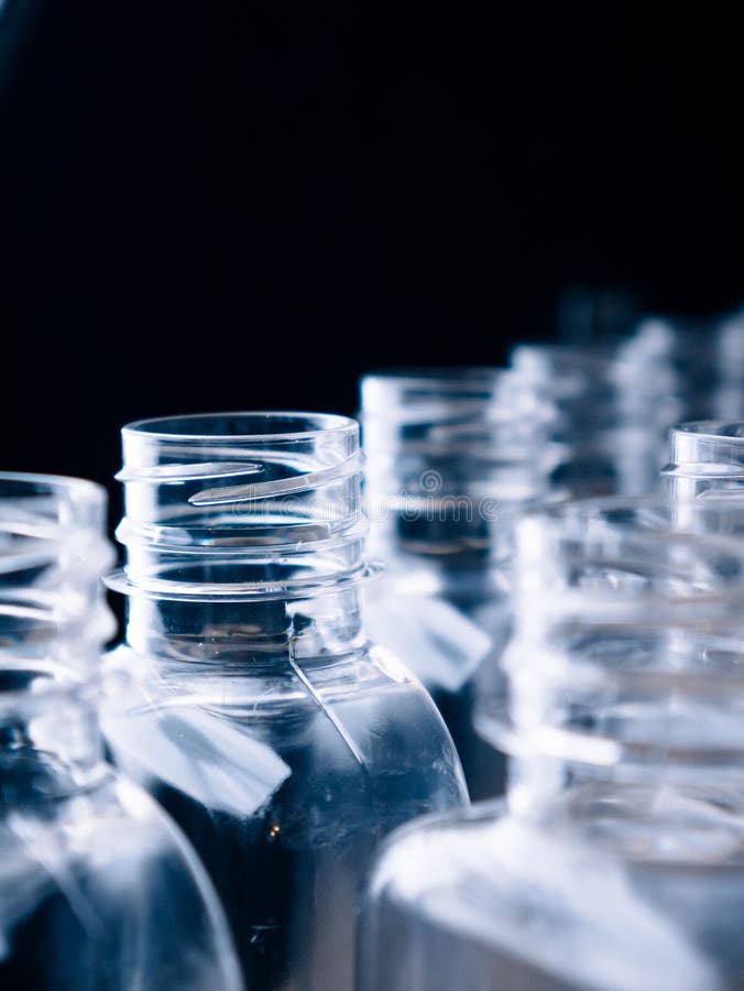 Plastic Bottle Packaging for Beverage Manufacturing. Stock Photo ...