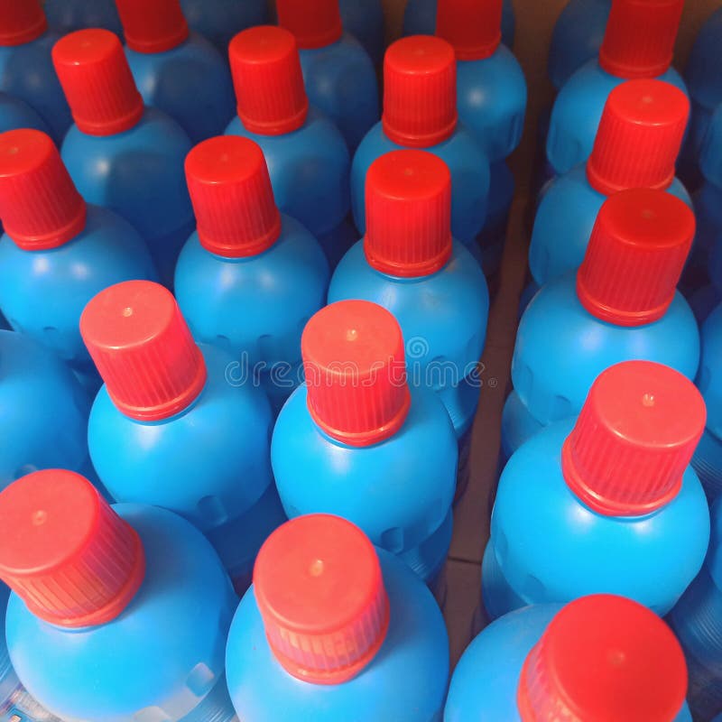 Plastic bottle products stock image. Image of store - 214272123