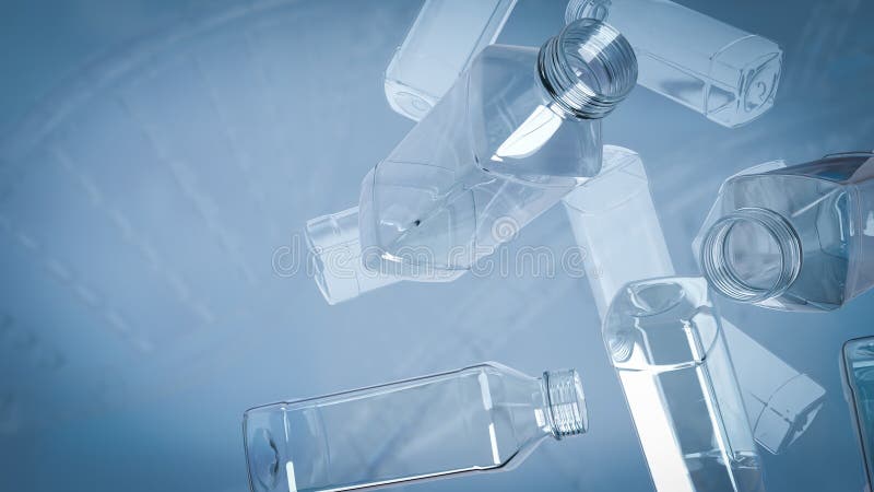 The Plastic Bottle for Recycle or Eco Concept 3d Rendering Stock ...