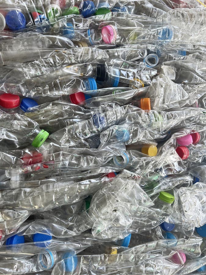 Plastic Bottle with Recycling Waste Stock Photo - Image of bottle ...