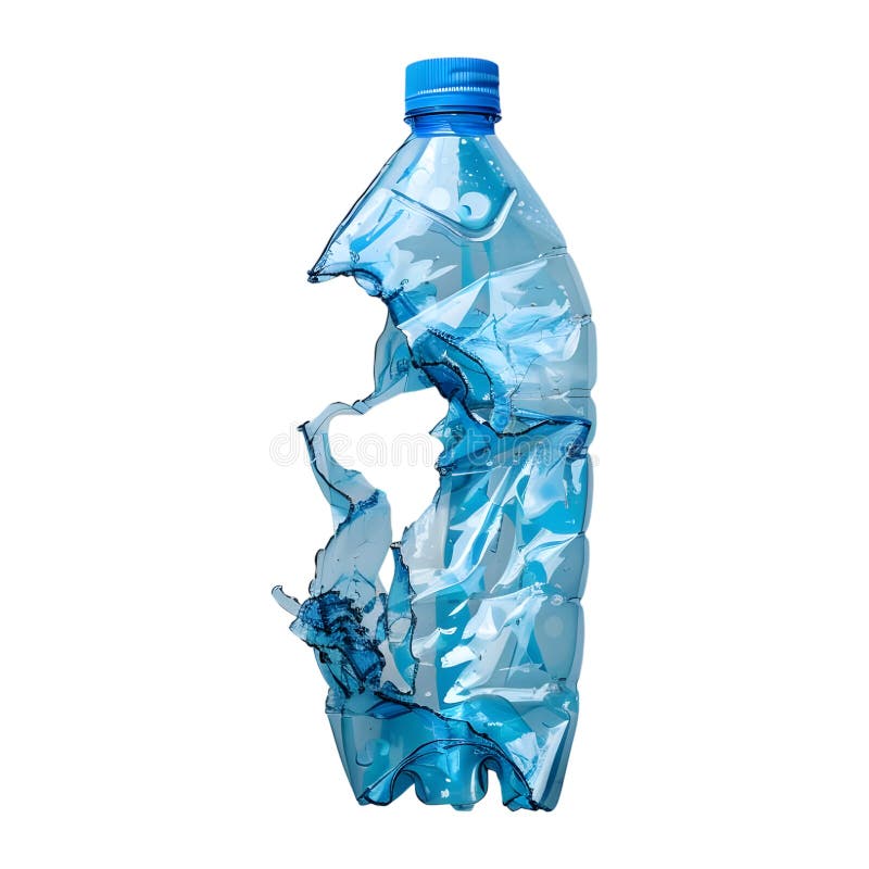 Plastic Bottle Scattered on Transparent Background - Ai Generated Stock ...