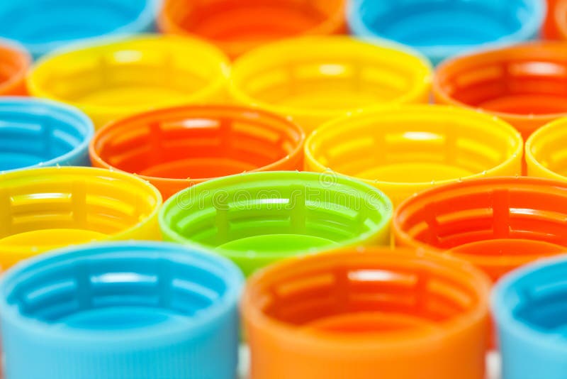 Plastic bottle caps stock photo. Image of reuse, recycle - 31291192