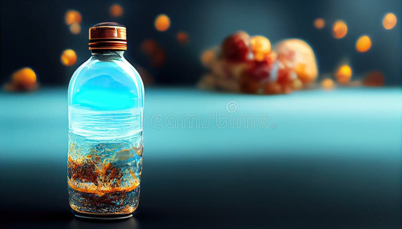 Plastic Bottle of Still Healthy Water. Generative AI Stock Illustration ...
